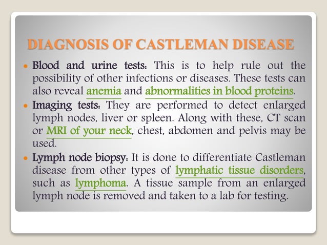 Castleman Disease : Symptoms, causes, diagnosis and treatment | PPTX ...