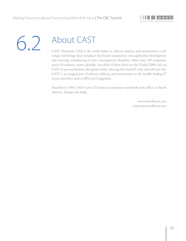 Drive Business Excellence with Outcomes-Based Contracting: The OBC ...