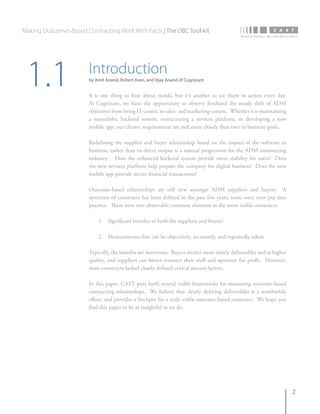 Drive Business Excellence with Outcomes-Based Contracting: The OBC Toolkit | PDF