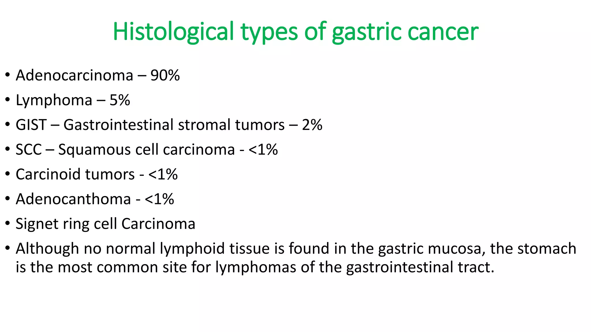 Ca stomach | PPTX