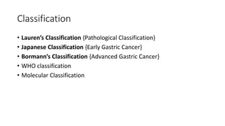 Stomach cancer | PPTX