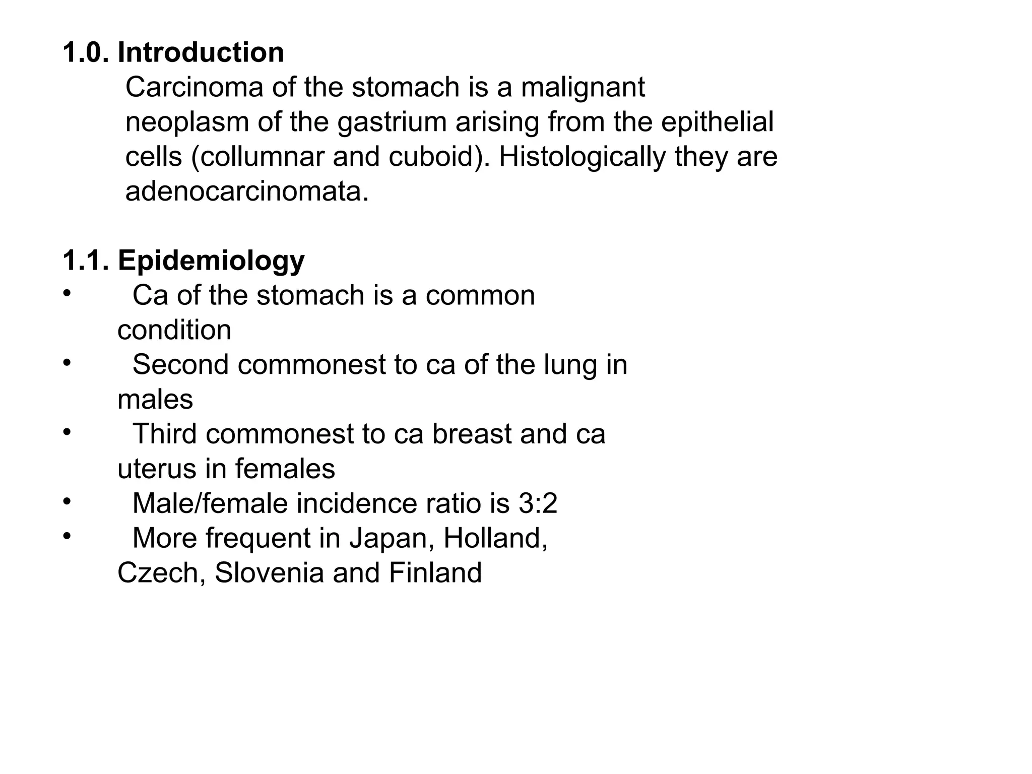 CA STOMACH.ppt a brief insight into the ca stomach | PPT