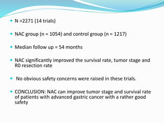 Ca stomach chemo | PPTX