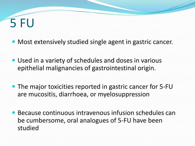 Ca stomach chemo | PPT