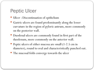 Ca stomach,colon and peptic ulcer.pptx presentations | PPTX