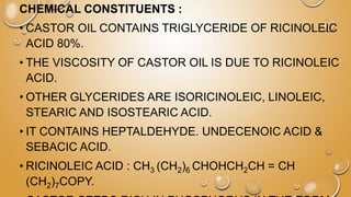 Castor oil | PPTX