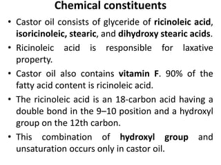 CASTOR OIL-Ricinus oil-Castor bean oil | PPTX