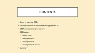 Cast partial denture design | PDF