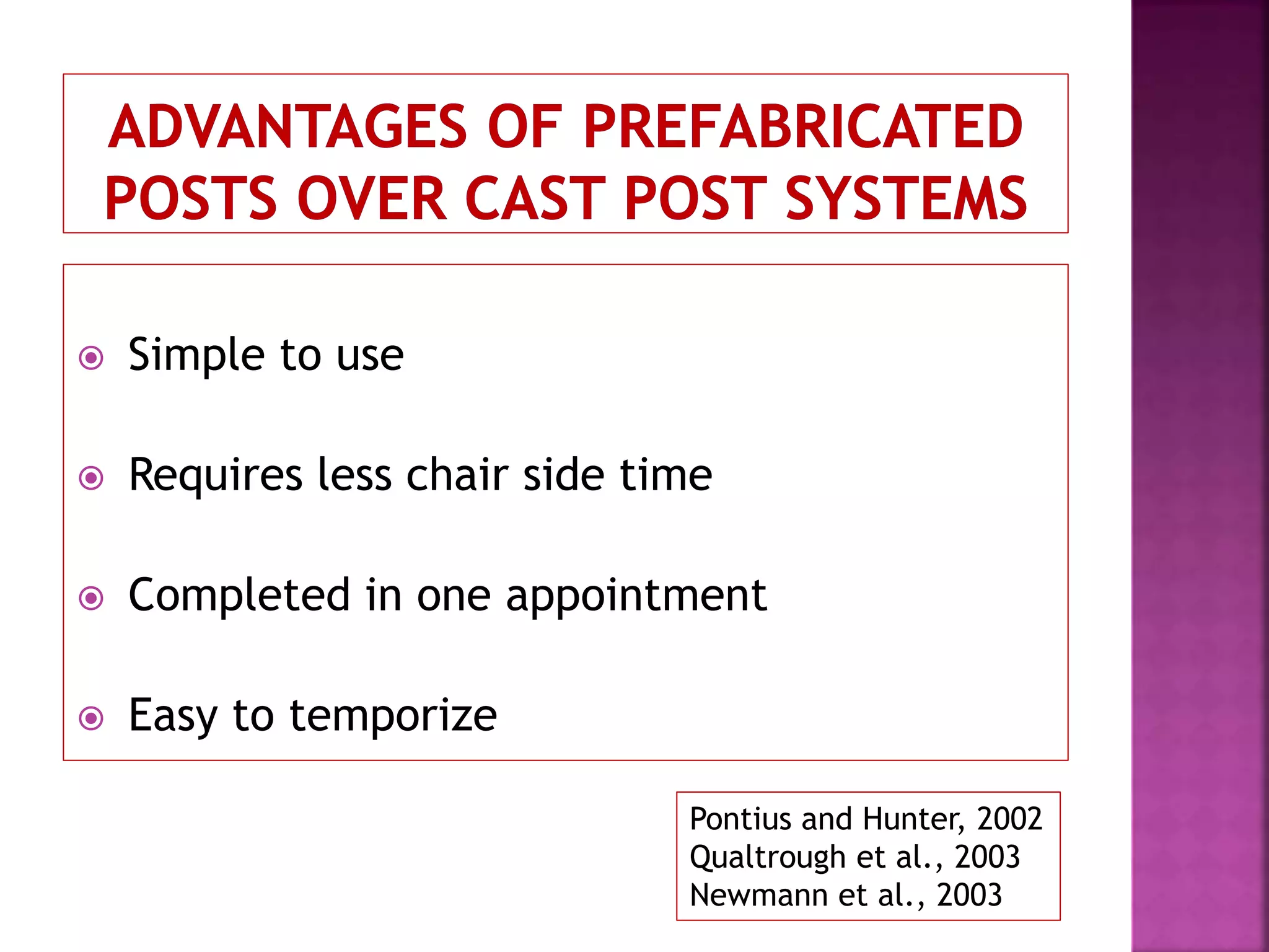 Cast post - Restoration of endodontically treated teeth | PPTX | Dental ...