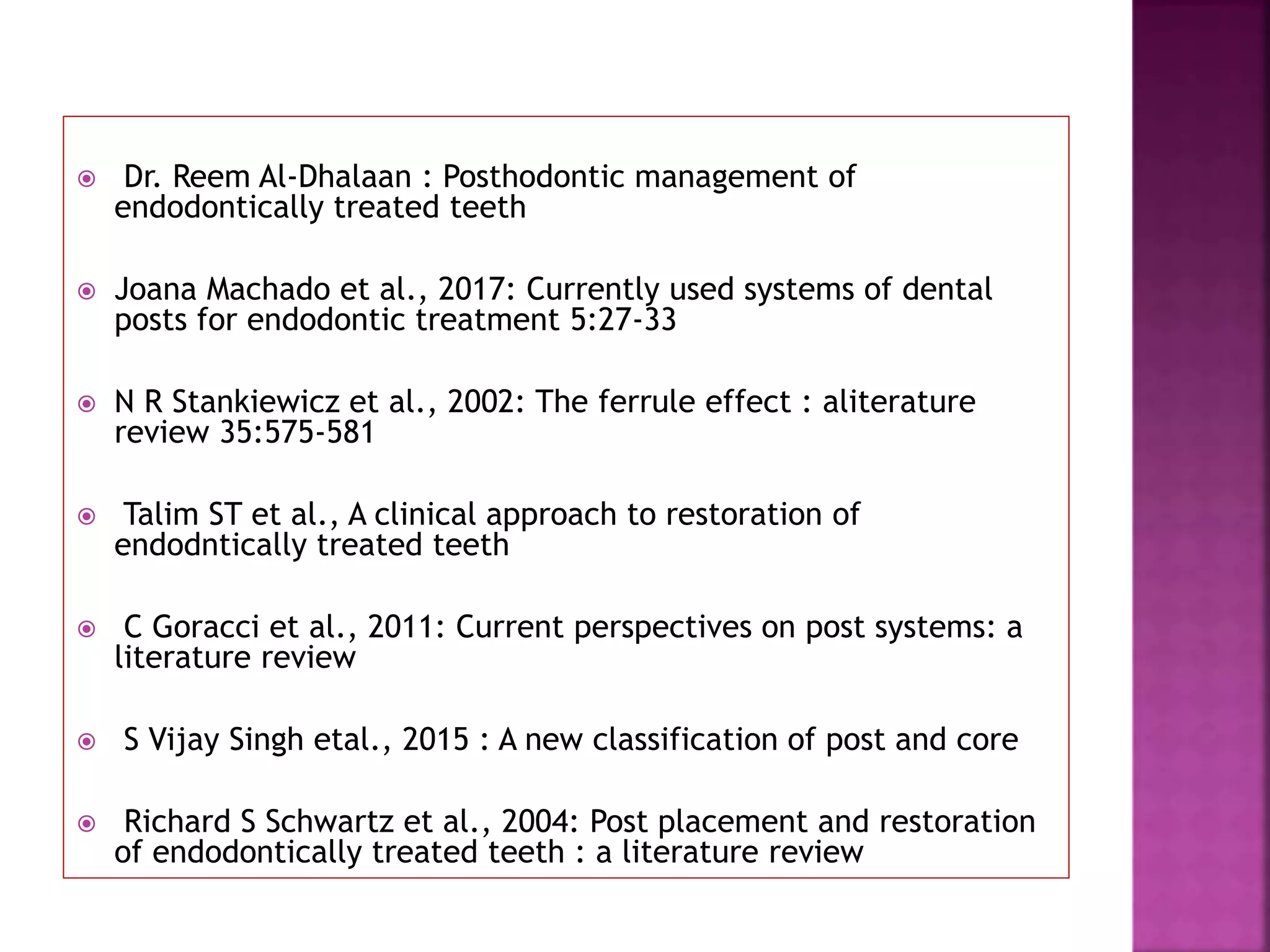 Cast post - Restoration of endodontically treated teeth | PPTX