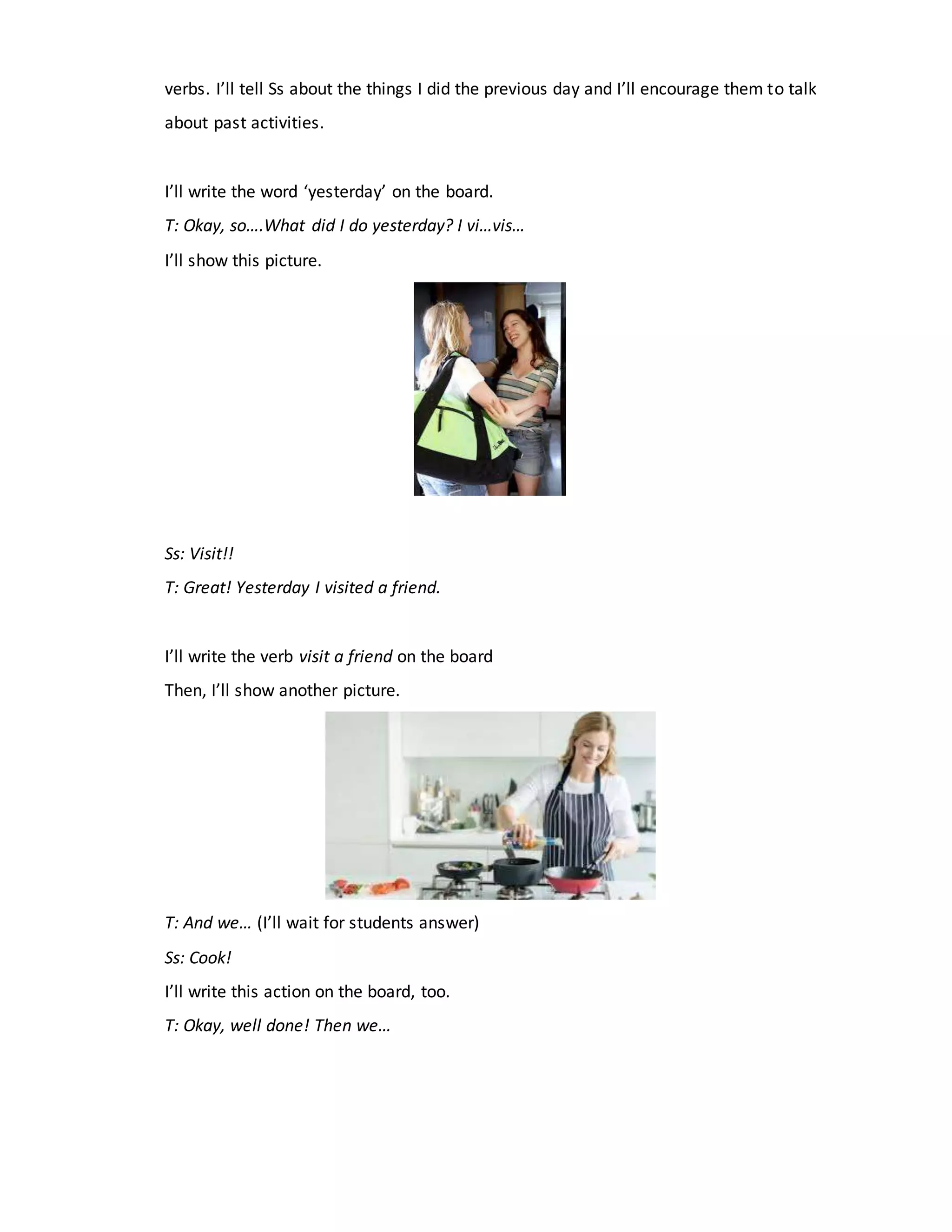 Mock lesson plans for Primary Level | DOCX