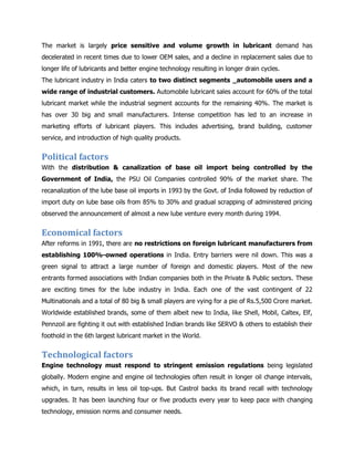 Castrol sales & distribution mgmt | PDF
