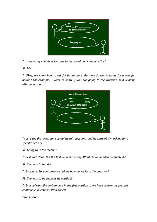 Mock lesson plans - Secondary level | PDF