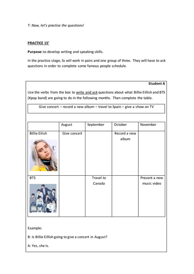 Mock lesson plans - Secondary level | PDF