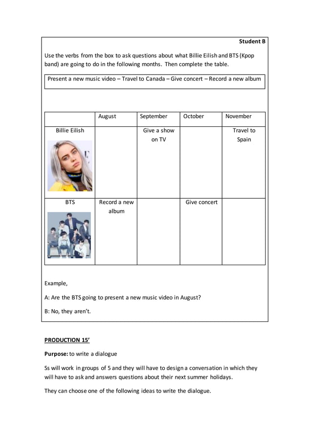 Mock lesson plans - Secondary level | PDF