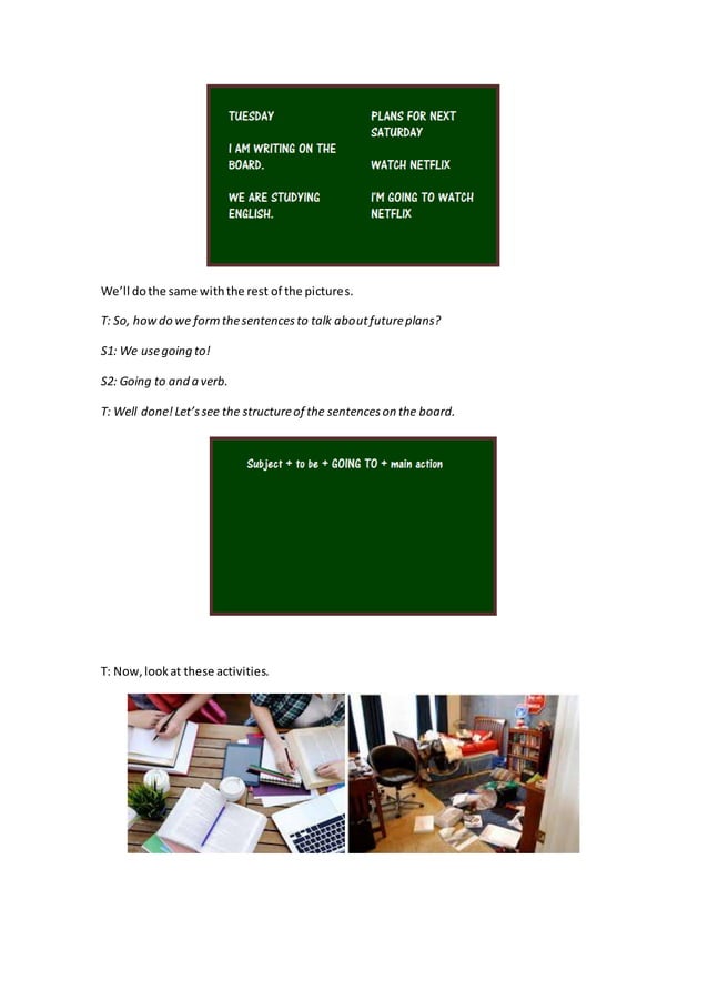 Mock lesson plans - Secondary level | PDF