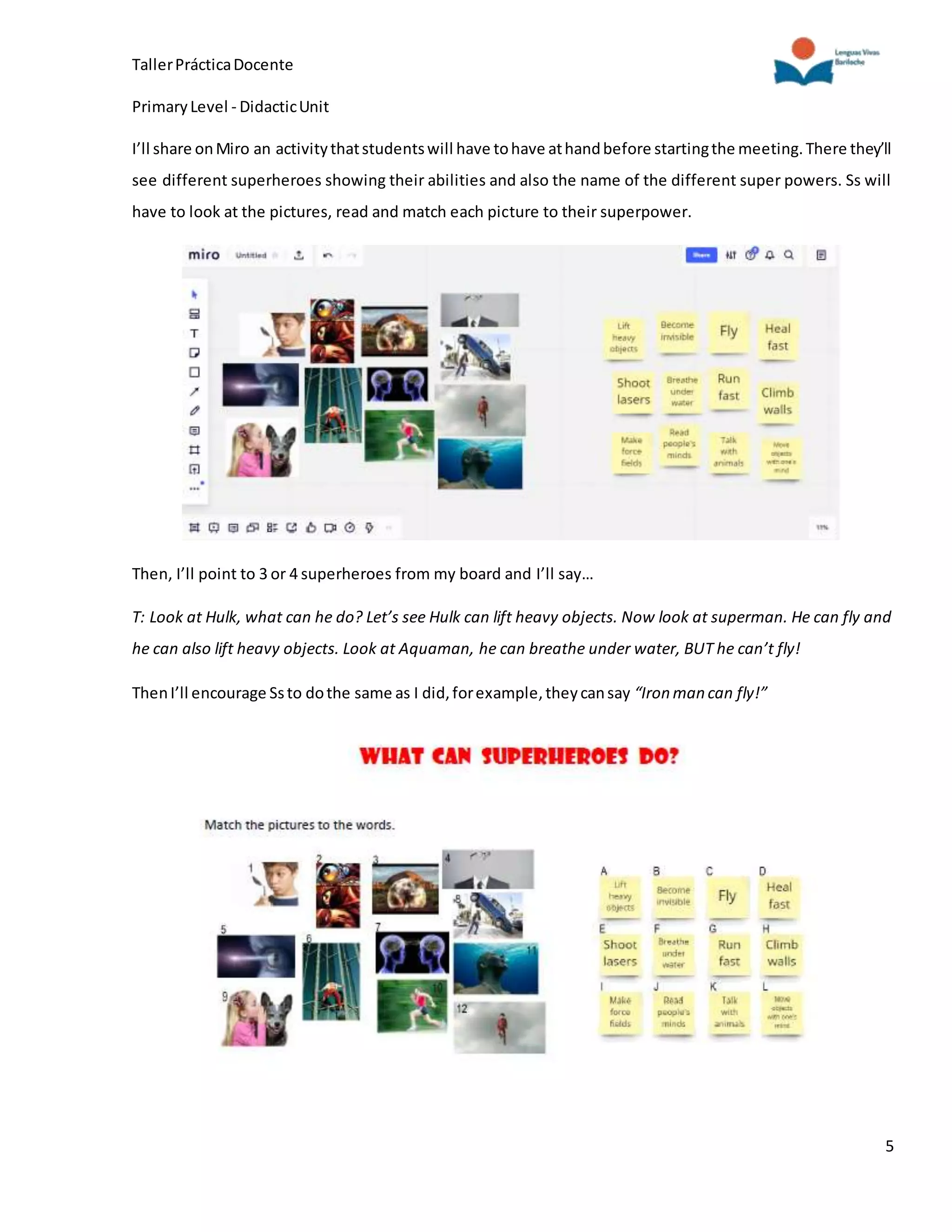 Didactic unit - Primary level | DOCX