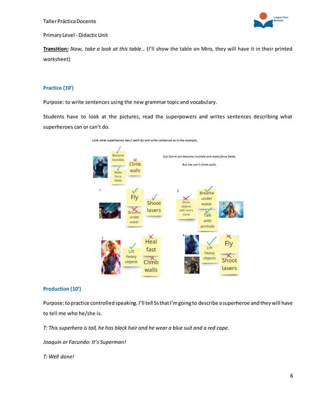Didactic unit - Primary level | DOCX