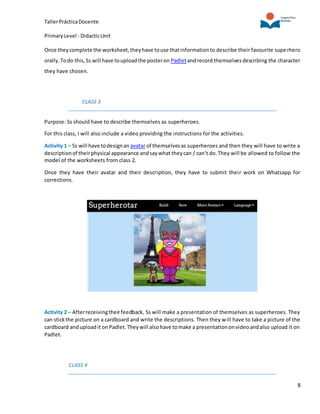 Didactic unit - Primary level | DOCX