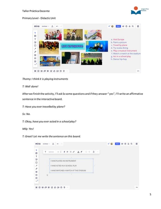 Mock didactic unit - Secondary level | PDF