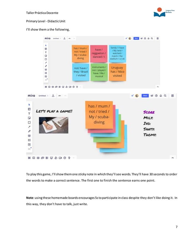 Mock didactic unit - Secondary level | PDF