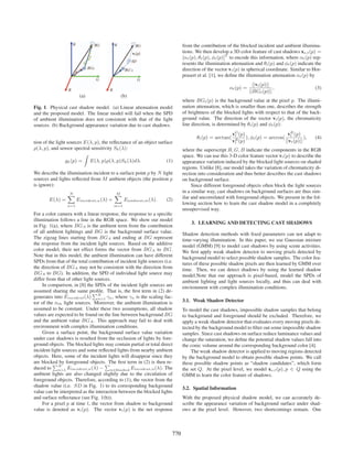 A Physical Approach to Moving Cast Shadow Detection (ICASSP 2009) | PDF