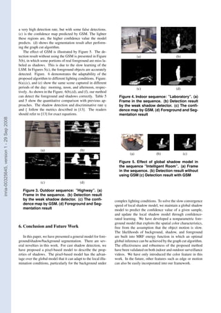 Learning Moving Cast Shadows for Foreground Detection (VS 2008) | PDF
