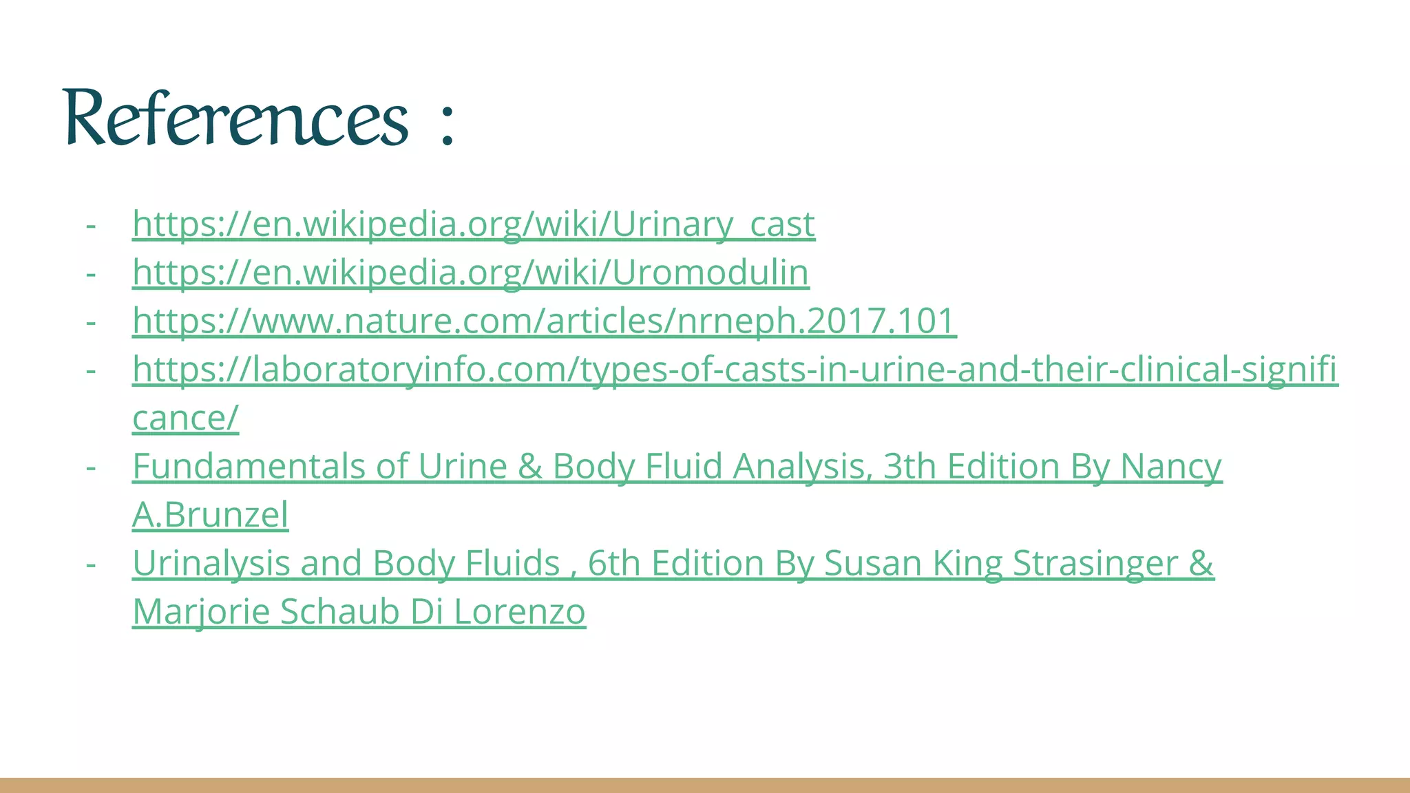Casts in urine - Routine | PDF