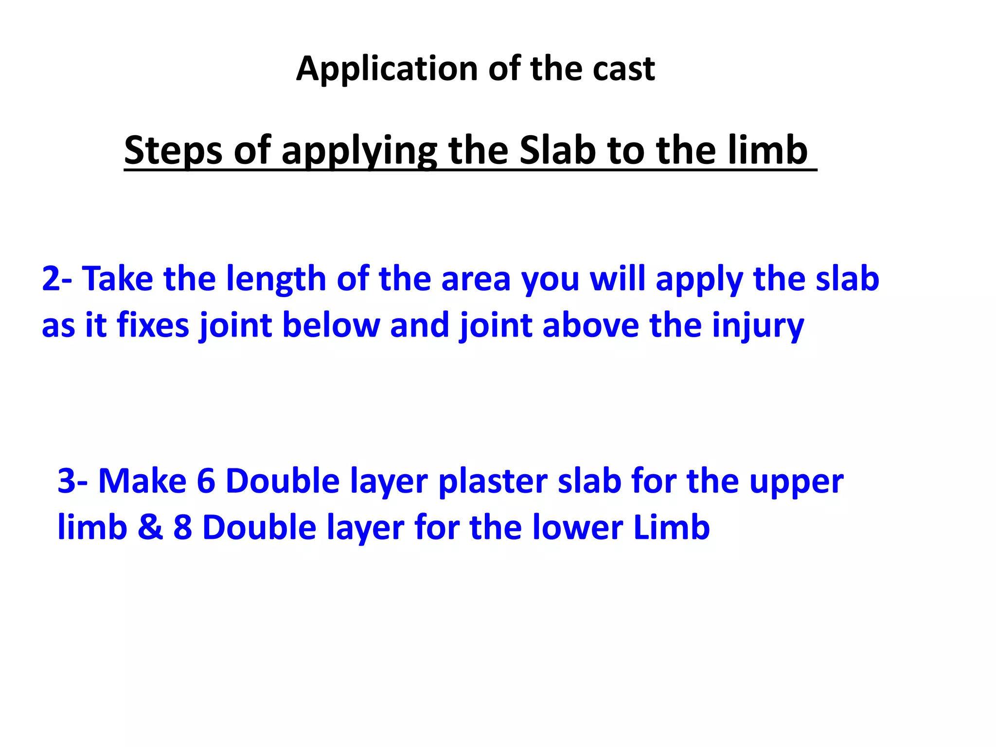 Cast & slab by dr. ahmed shedeed | PPTX