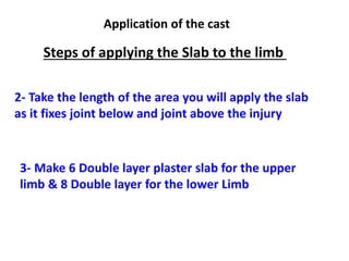 Cast & slab by dr. ahmed shedeed | PPTX