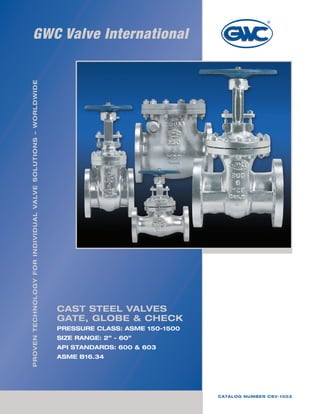 GWC Valve International Cast Steel Valves | PDF