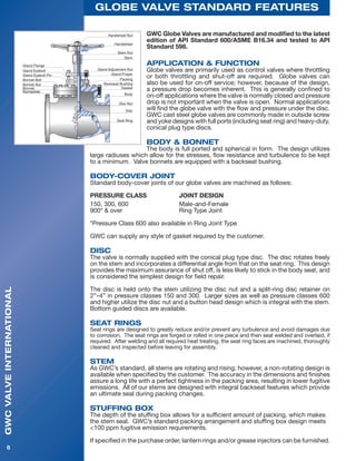GWC Valve International Cast Steel Valves | PDF