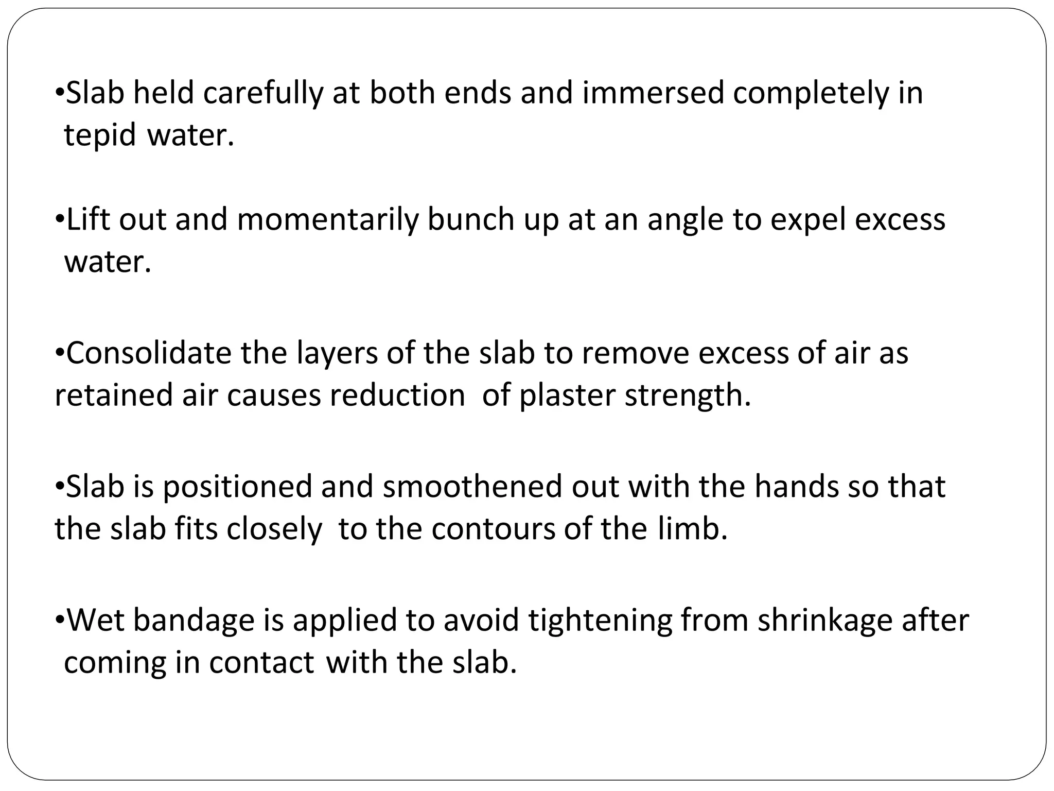 POP PLASTER AND CAST TECHNIQUES | PPTX