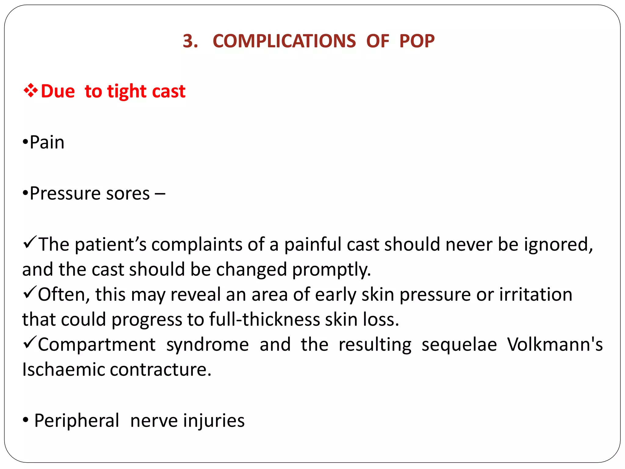 POP PLASTER AND CAST TECHNIQUES | PPTX