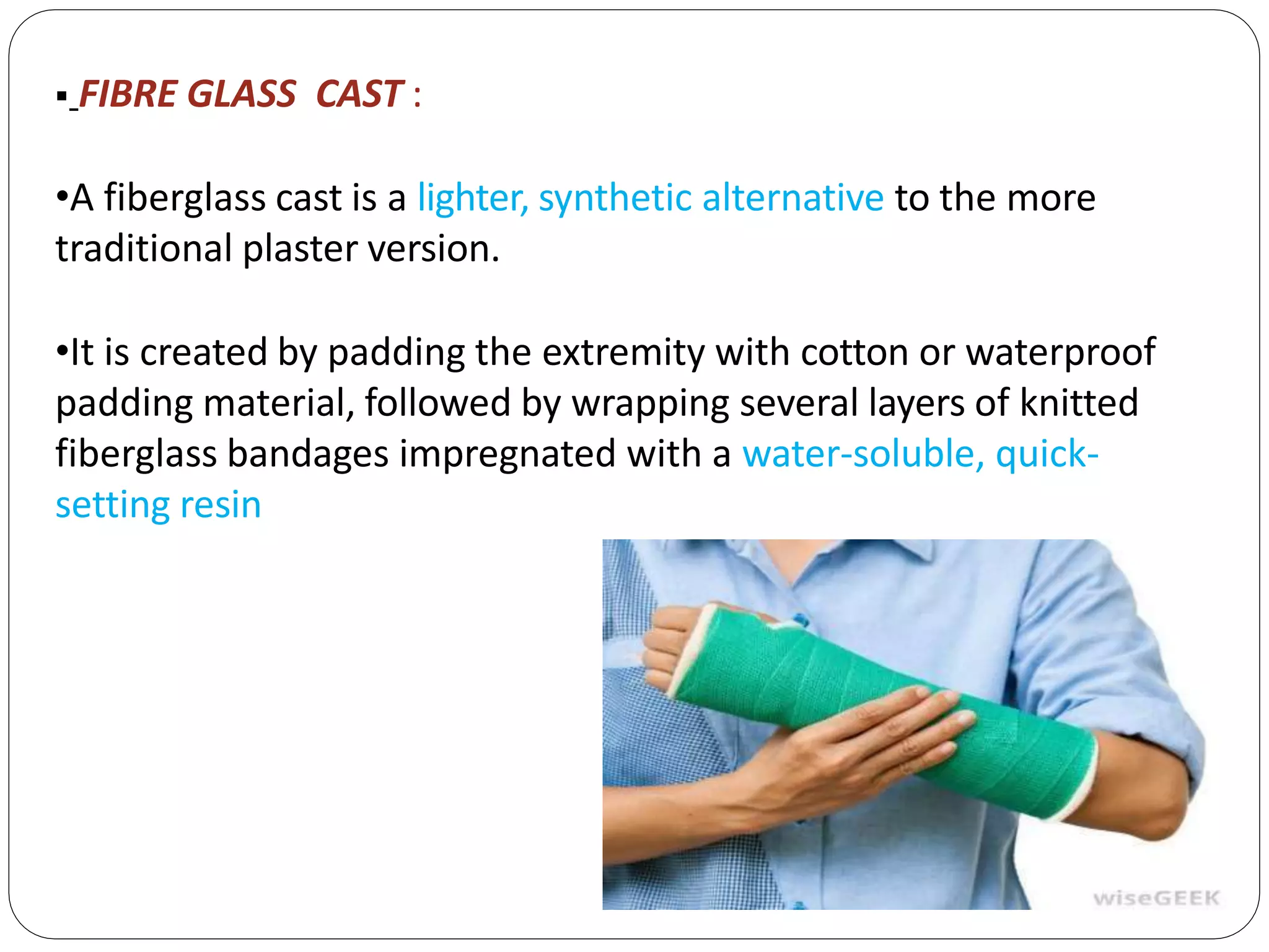 POP PLASTER AND CAST TECHNIQUES | PPTX