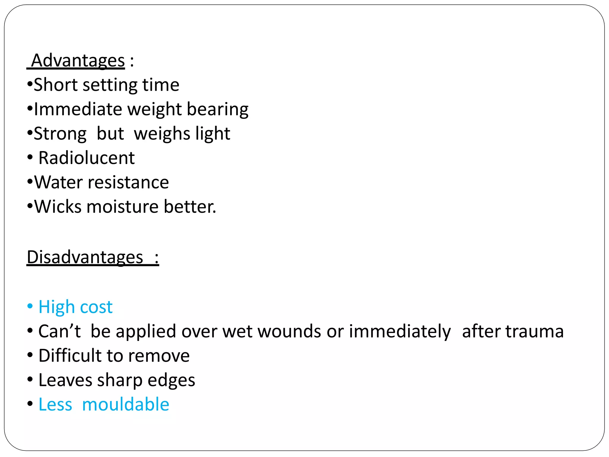 POP PLASTER AND CAST TECHNIQUES | PPTX