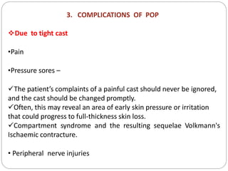 POP PLASTER AND CAST TECHNIQUES | PPTX