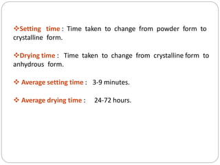 POP PLASTER AND CAST TECHNIQUES | PPTX