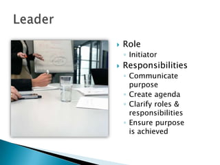 Cast The Roles For Your Meeting | PPTX