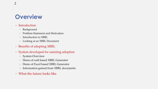 XBRL Implementation for Financial Reporting | PPTX