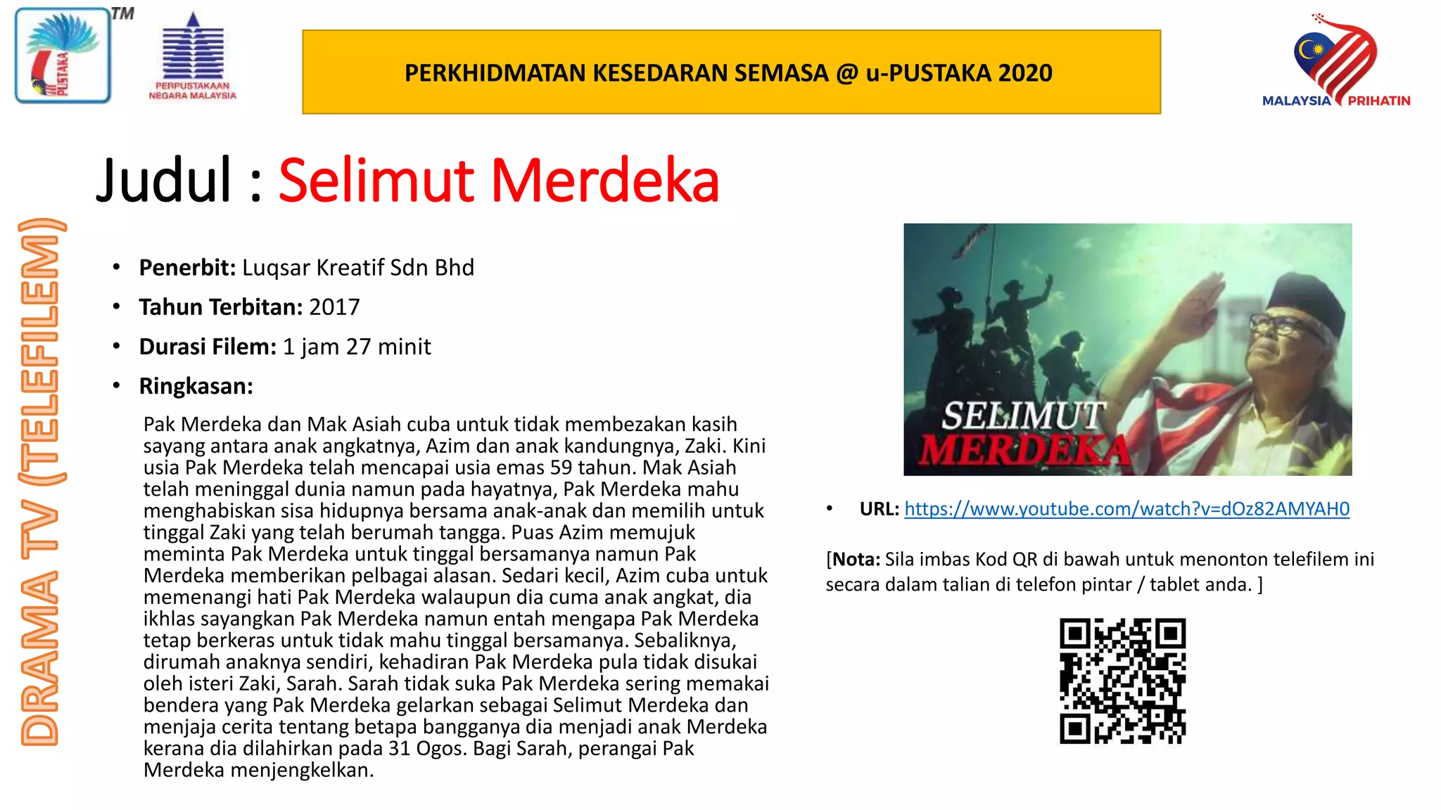 Perkhidmatan Kesedaran Semasa @ u-Pustaka: Senarai Filem Cereka, Drama ...