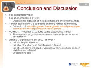 Casual Games Discusssion | PPT