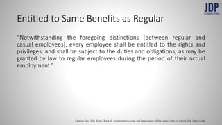 Casual Employees | PPT