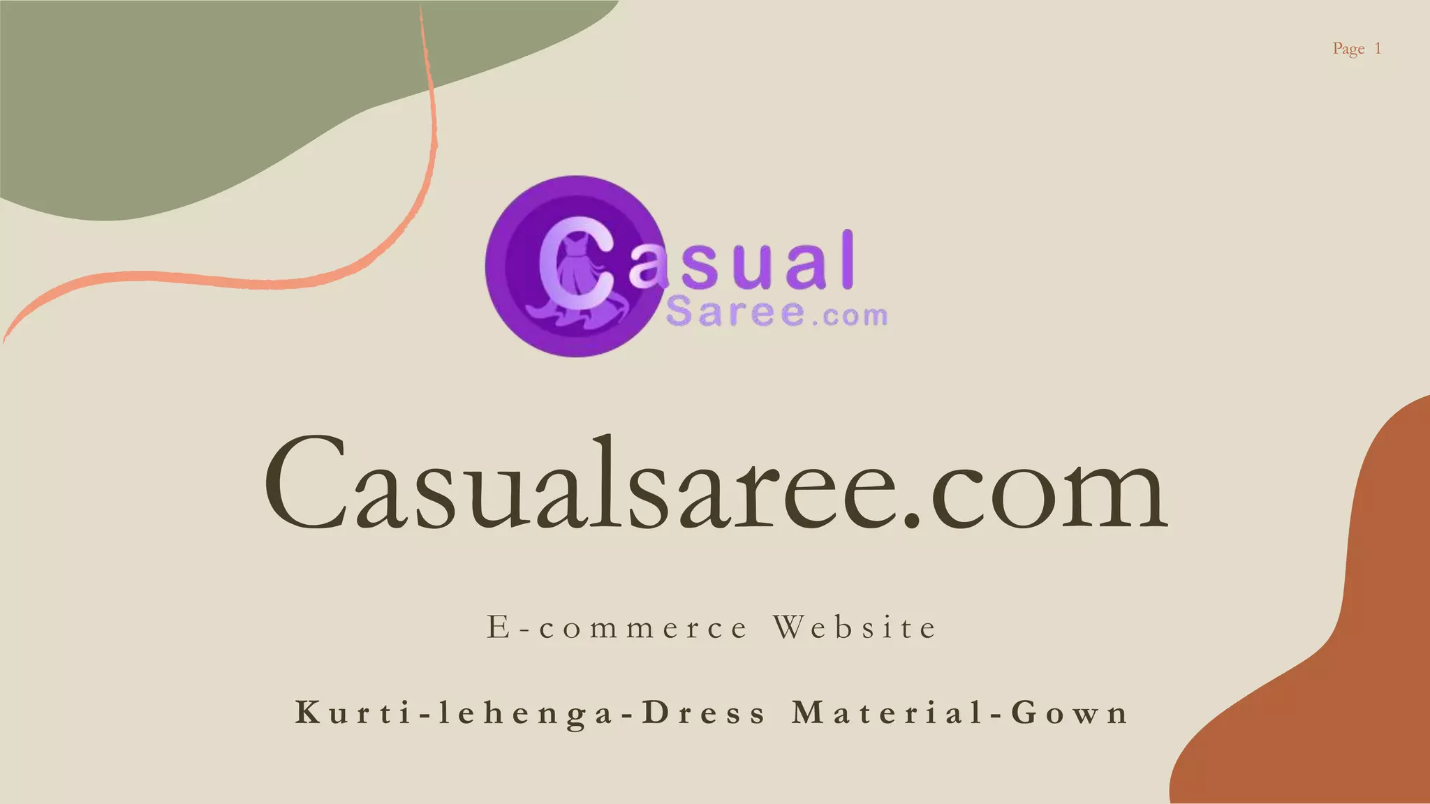 Casualsaree | PPTX | Women\'s Outerwear | Women\'s Clothing