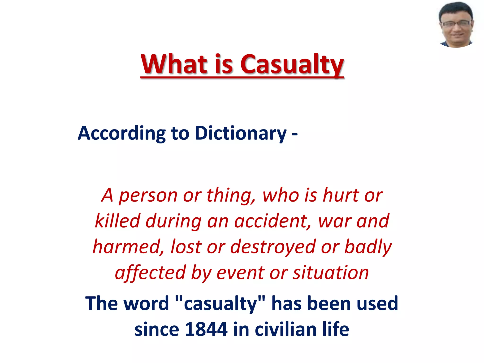 Casualty, emergency and trauma A to Z | PPTX