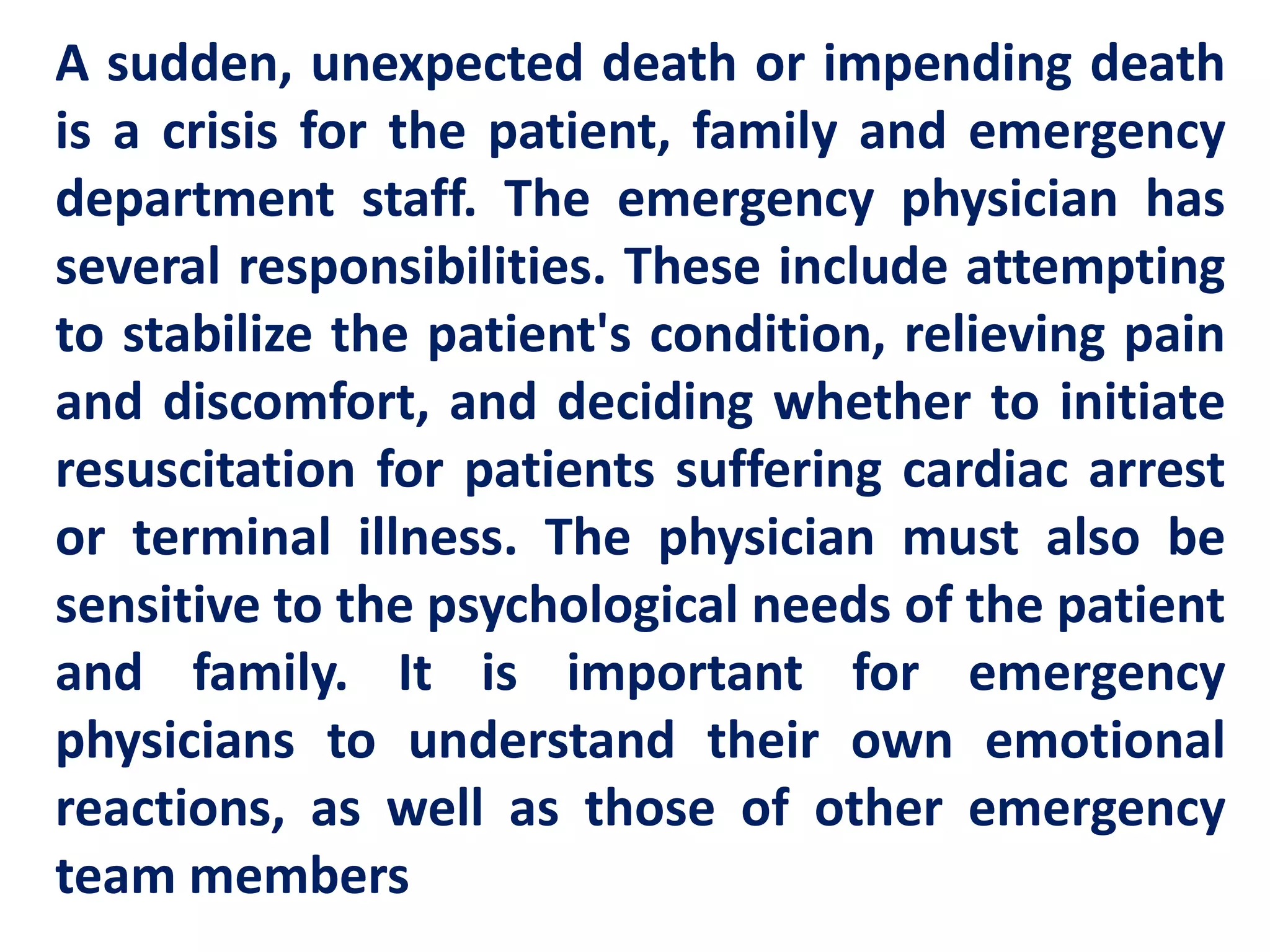 Casualty, emergency and trauma A to Z | PPTX
