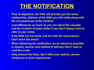 Casualty Notification Officer Training.ppt