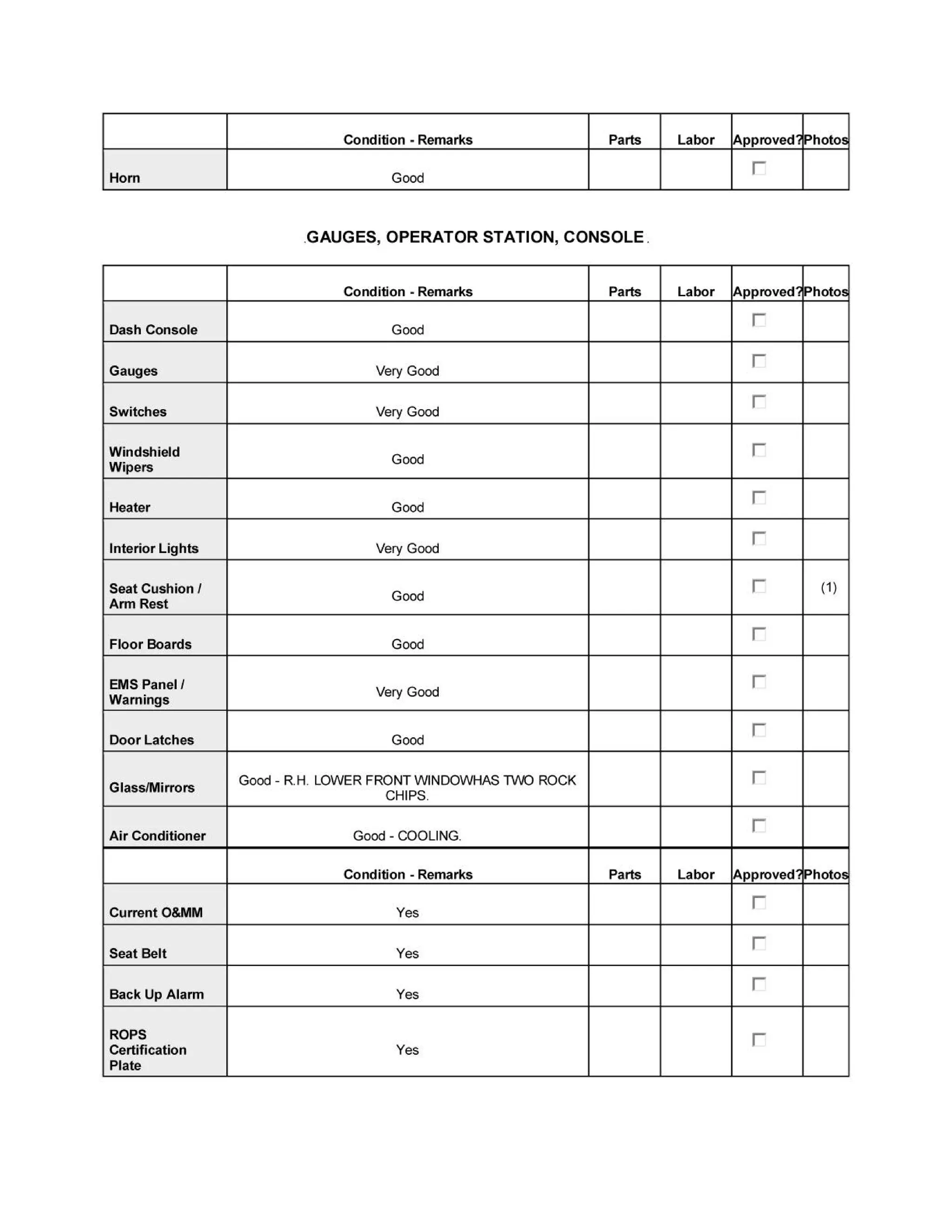 CAT 140HNA CCA03223 MOTOR GRADER INSPECTION REPORT | PDF