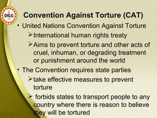 Ugnayang Bayan 2015 - Convention Against Torture (CAT) | PPT