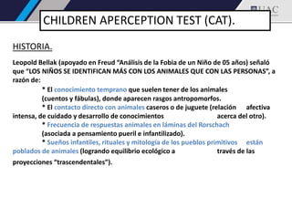 PRESENTACION DEL TEST DE CAT, DE PSICOLOGIA | PPTX